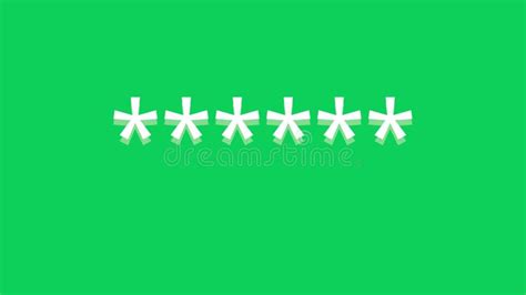 Typing On Password Column And Clicking Sing In Button Computer Animation On White Background And