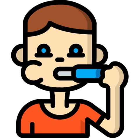 Brushing Teeth Basic Miscellany Lineal Color Icon Brushing Teeth Basic Miscellany Lineal Color Icon