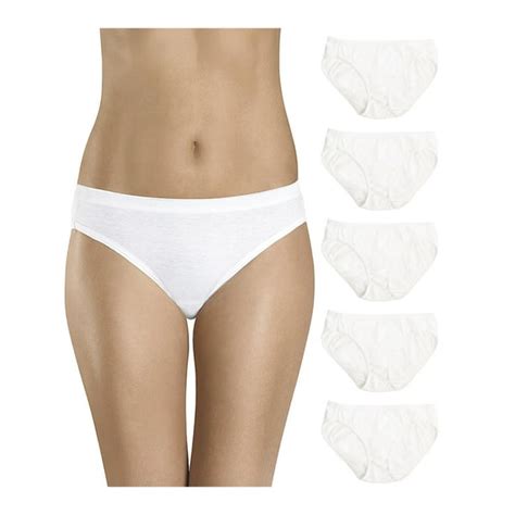 Hanes Hanes 6 Pack Seamless Womens Bikini Underwear Cotton Bikini