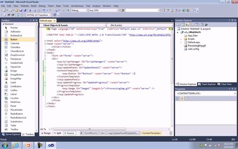 Example On Updatepanel Updateprogress In Aspnet Mendublog