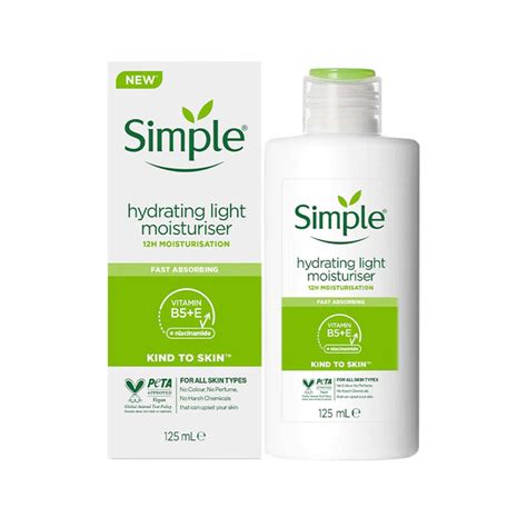 Simple Hydrating Light Moisturiser 125ml Essentials Lk