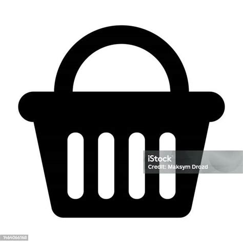 쇼핑 바구니 아이콘벡터 그림입니다 상점 카트 가방 온라인 구매 흰색 배경에 소매 벡터 일러스트레이션 디자인 가방에 대한 스톡 벡터 아트 및 기타 이미지 Istock