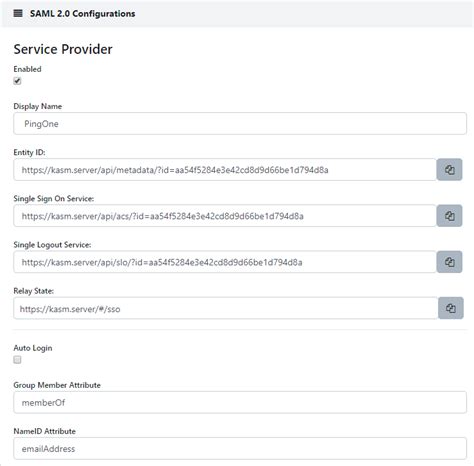 PingOne SAML Setup Kasm 1 12 0 Documentation