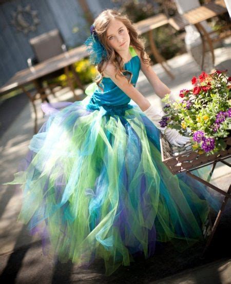 Как сшить платье из фатина для девочки своими руками Peacock Wedding Theme Peacock Flower
