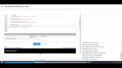 Ooc Exception Handling In Java Try Catch 1 Youtube