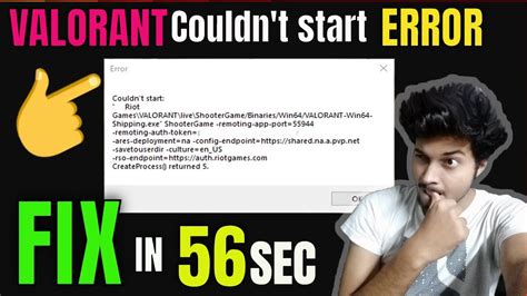 How To Fix Valorant Couldnt Start Error Riot Gamesvalorant