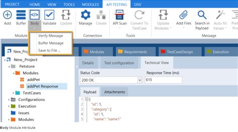 Uft And Tosca Automation Testing Api Testing Menu