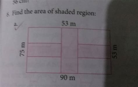 Find The Area Of Shaded Region Filo