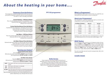 Danfoss FP FP Si User Guide Manualzz