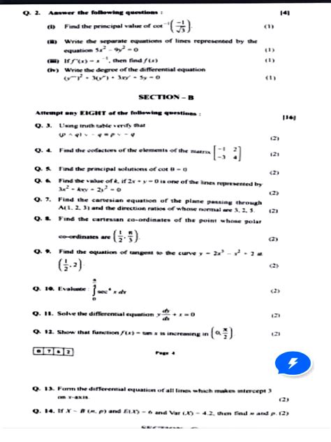 Maths Pyq Pdf Geometry Equations