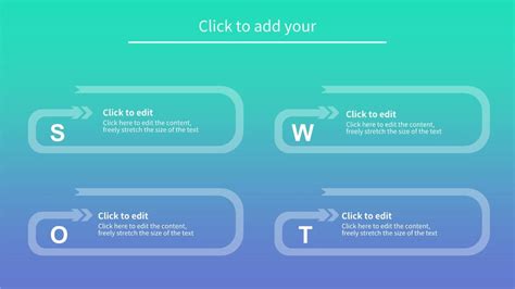 Set Of Four Rectangle Shape Diagram On Blue And Green Background Google Slide Theme And