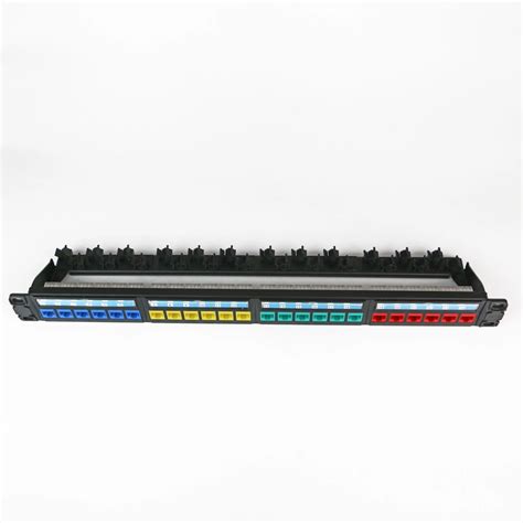 Networking U Port Unshielded UTP Removable Empty Patch Panel Port With Back Bar RJ