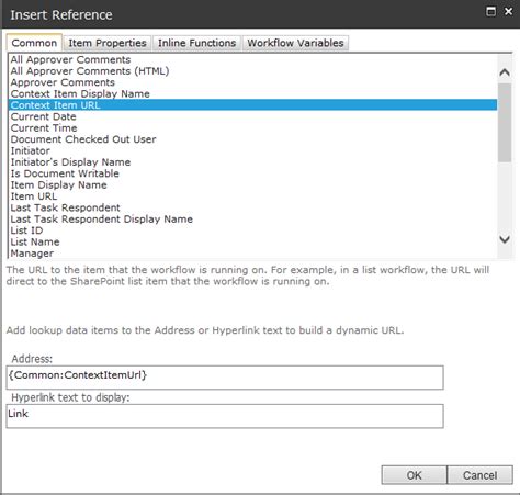 Sharepoint 2010 Nintex Mask Context Item Url Stack Overflow