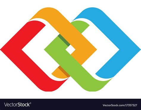 Business Corporate Abstract Unity Logo Design Vector Image On Vectorstock Unity Logo Logo