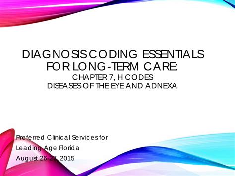 Pdf Diagnosis Coding Essentials For Long Term Diagnosis Coding