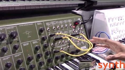 Korg Ms20 Synthesizer Winter Namm 2020 Synth And Software