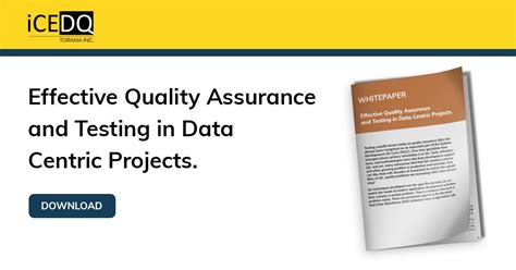 Icedq Torana Inc On Linkedin Qa And Testing In Data Centric Projects