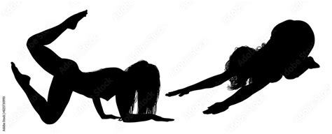 Chicca Silueta Yoga Pose Modelo Ilustracion Pegatina Bailarina