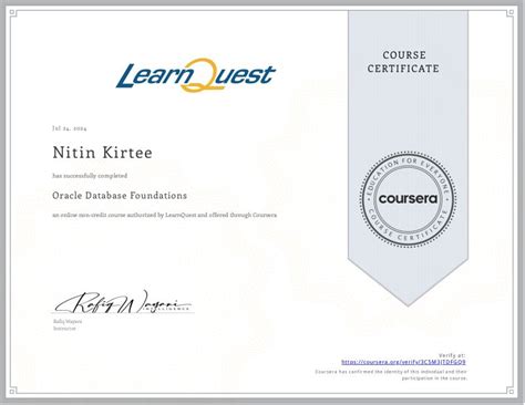 Nitin Kirtee On Linkedin Oraclecertified Databasefoundation Sql Databasemanagement…