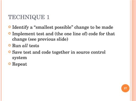 Test Driven Development Ppt