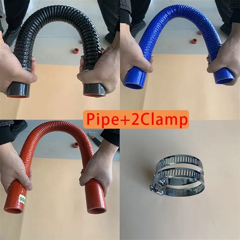 블랙 레드 블루 Id 30 100mm 범용 실리콘 플렉시블 호스 공기 흡입구 용 워터 라디에이터 튜브 고압 고무 조이너 파이프 Aliexpress