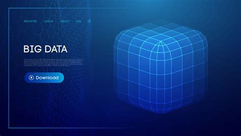 Modern Science Abstract Background Cube Royalty Free Vector