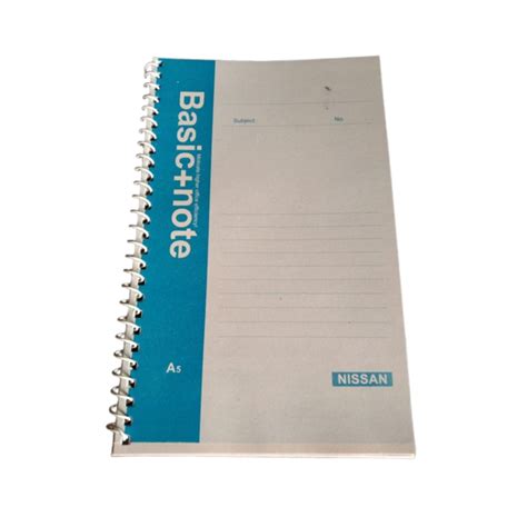 Nissan Spiral A5 Notebook 80 Sheets Crayons Corp