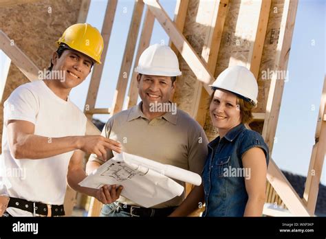 Couple Having Their House Built Stock Photo Alamy