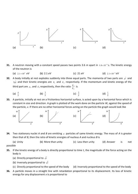 Work Power Energy Assignment 1 Level Easy
