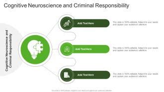 Cognitive Neuroscience And Criminal Responsibility Ppt Powerpoint Cpp PPT Template
