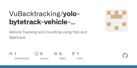 yolo bytetrack vehicle tracking main py at main · vubacktracking yolo