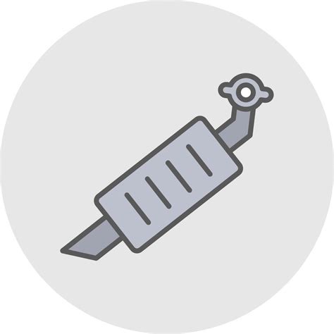Exhaust Pipe Line Filled Light Icon 44068730 Vector Art At Vecteezy
