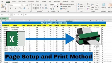 excel print page setup how to print in excel printing tips for
