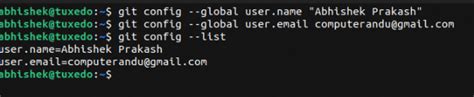 how to show global git configuration geeksforgeeks