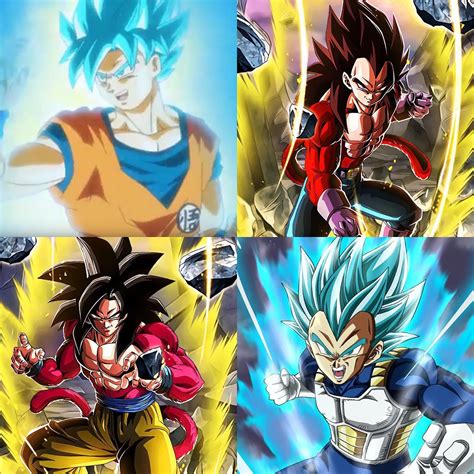 Vegeta Ssj4 Vs Goku Ssj4