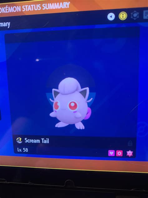 I Have 2 Shiny Scream Tails For Trade Looking For Other Shinys Violet