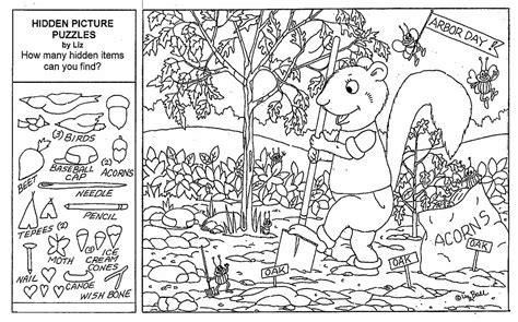 Hidden Pictures Worksheets Activity Shelter