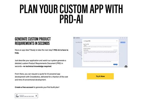 Crowdbotics Ai Tool For Prd