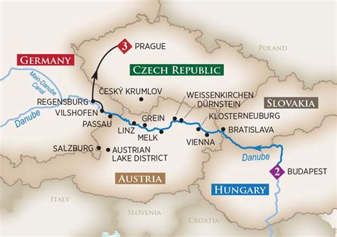 2025 Melodies Of The Danube Itinerary