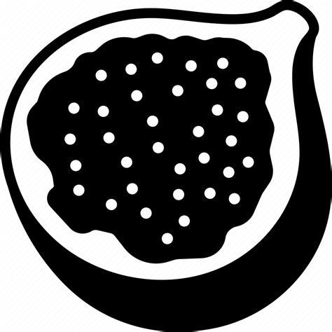 Figs Half Cut Fruit Icon Download On Iconfinder