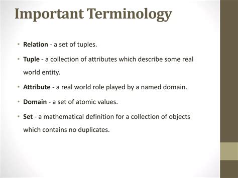 Relational Algebra Calculus PPT