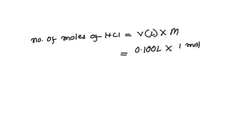 solved calculate how many grams of hcl does it contain 100 ml of 1m