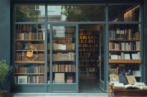 서점 모 디자인 프리미엄 Ai 생성 Psd