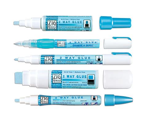 zig kuretake memory system 2 way glue pen for scrapbooking
