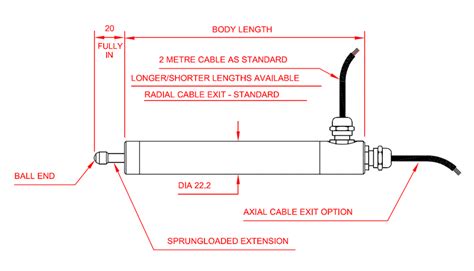 Industrial Lvdt Displacement Transducer Position Sensor Aml Ie Sensorindo Com