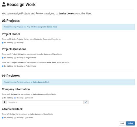 Can I Bulk Reassign A Users Work Loopio Help Center
