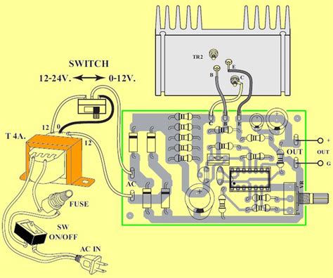 0 30v 3a Ayarlı Güç Kaynağı Ua723 2n3055 Elektronik Devreler Projeler Circuito Eletrônico