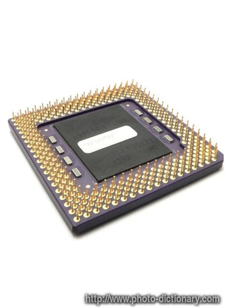 Microprocessor Photo Picture Definition At Photo Dictionary Microprocessor Word And Phrase
