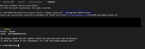 Salesforcedx Can You Set A Name For A Deployed Unmanaged Package