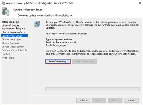 Windows Server 2016 Update Services Initial Configuration Wsus 2016
